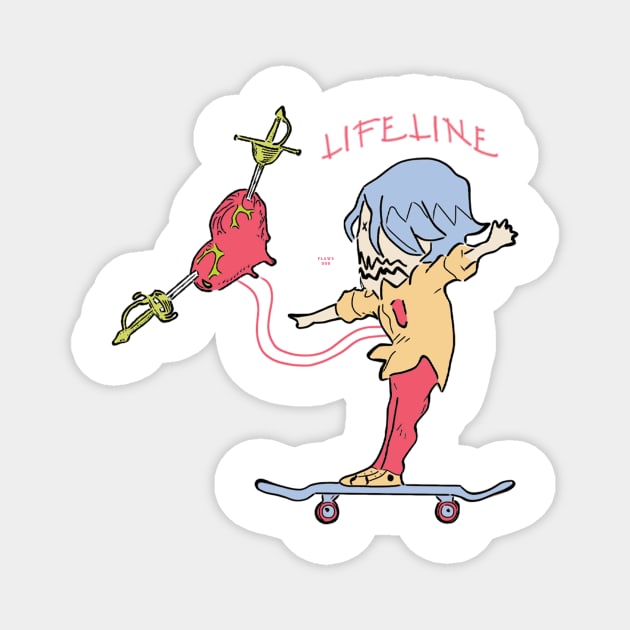SK8 The Infinity ''LIFELINE'' V1 - Anime - Magnet | TeePublic