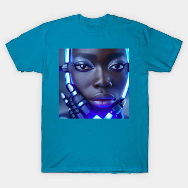Cyberpunk Hotties (21) - Beautiful Sci fi Women - Cyberpunk - T-Shirt ...