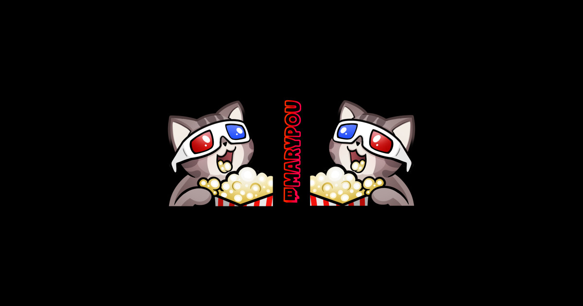 Pou PopCorn - Pou Popcorn - Sticker | TeePublic