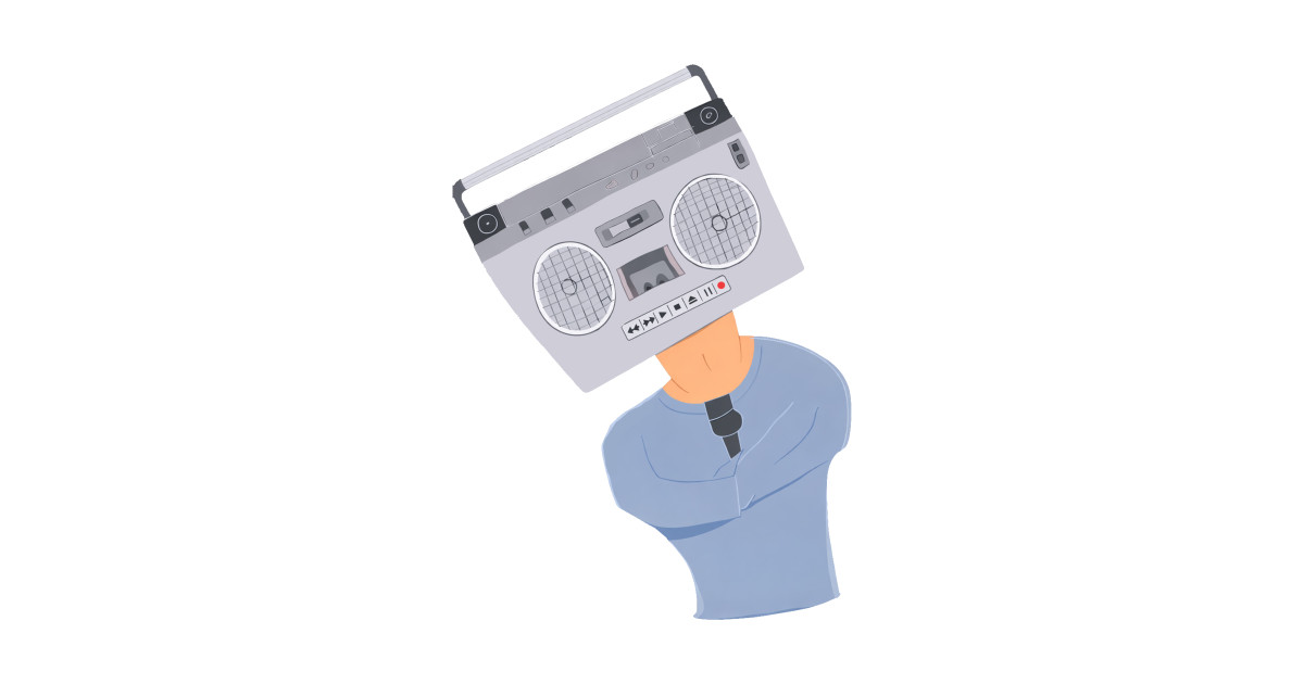 Boom Box Man - Rock Band Radiohead Boom Box - T-Shirt | TeePublic