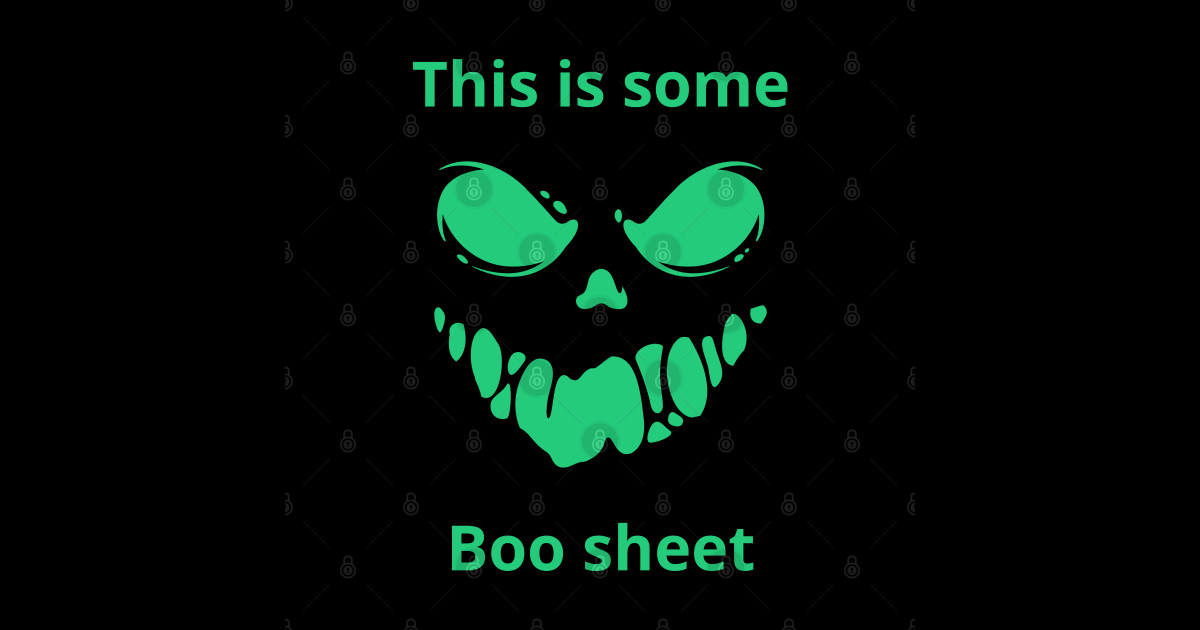 This is boo sheet - Sheet - Sticker | TeePublic