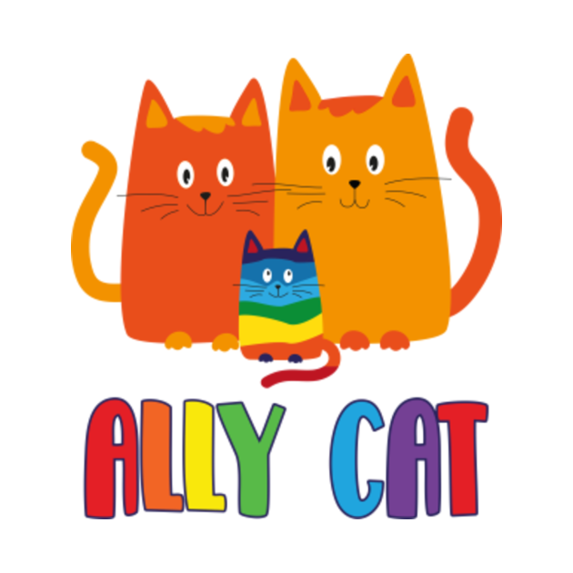 Ally Cat - Ally Cat - T-Shirt | TeePublic