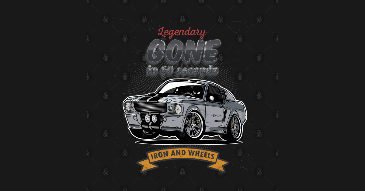 Car Cartoon Classic GT500 - Car Cartoon Classic Gt500 - T-Shirt | TeePublic