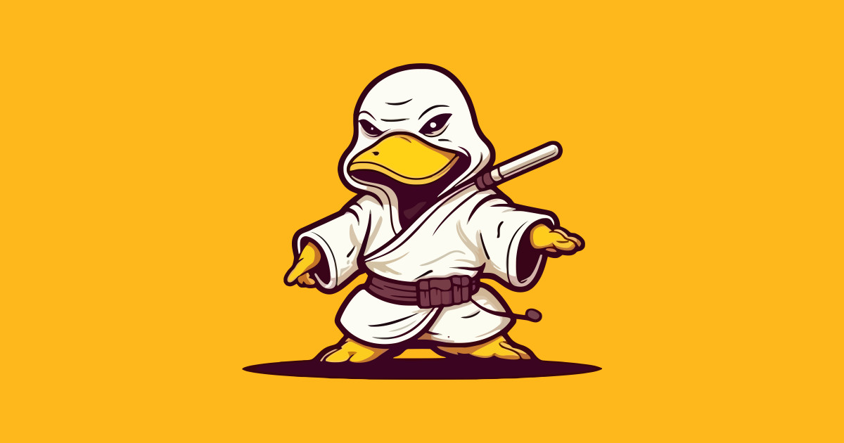 Cute Kung fu Duck - Kids - T-Shirt | TeePublic