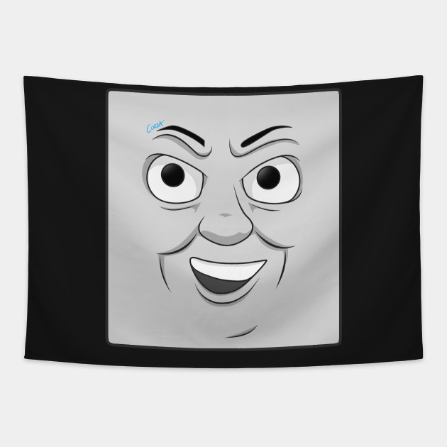 Diesel devious face - Thomas The Tank - Tapestry | TeePublic