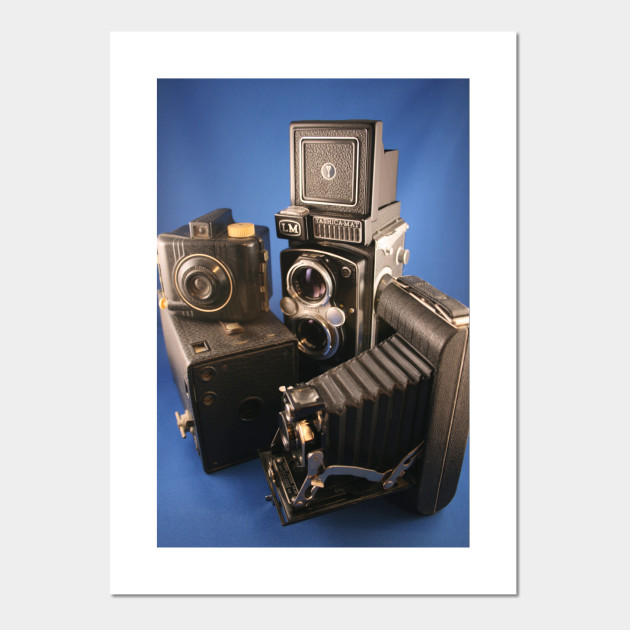 Vintage Cameras - Cameras - Posters and Art Prints | TeePublic