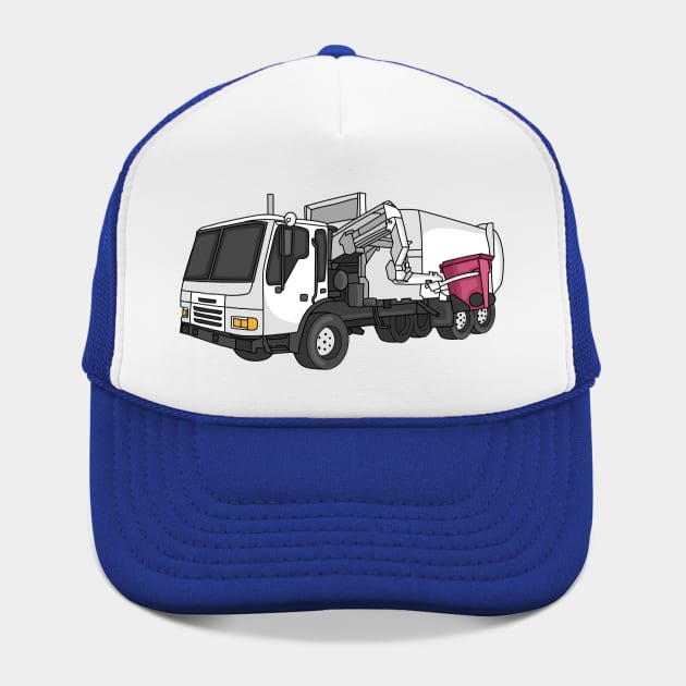 Garbage truck cartoon illustration - Garbage Truck Cartoon Illustration ...