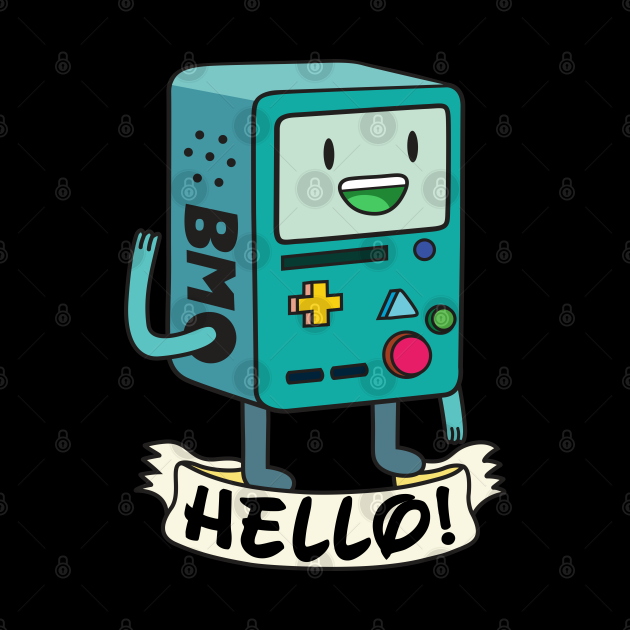 BMO Hello - Bmo - Phone Case | TeePublic