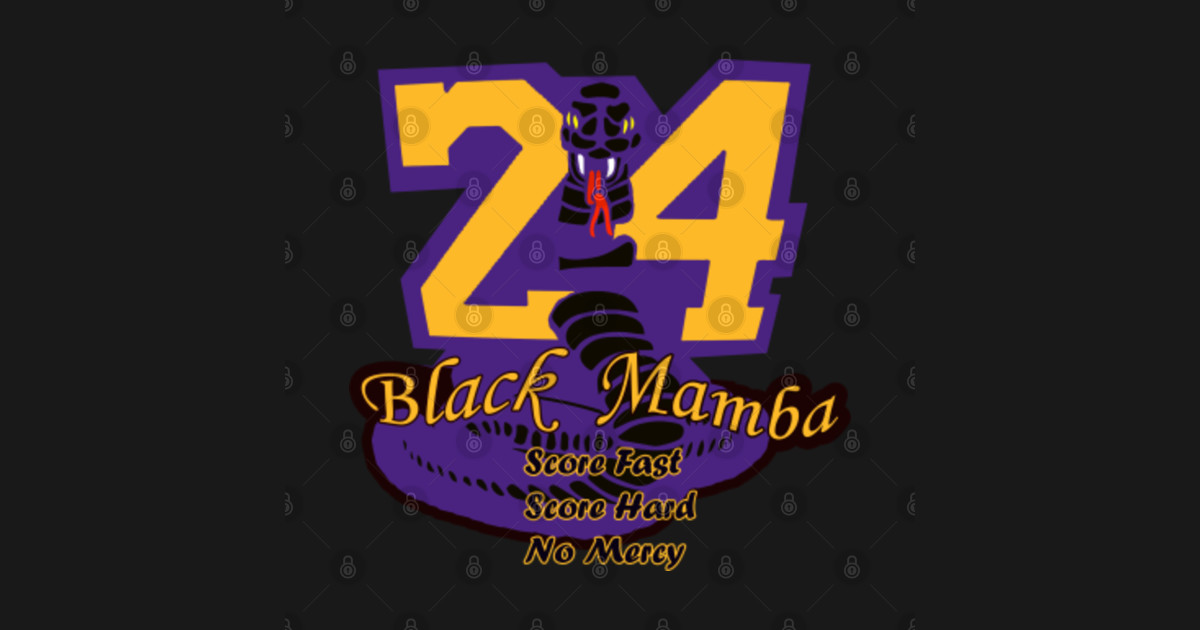 Black Mamba Kobe Bryant - Cobra Kai Design - Kobe Bryant - T-Shirt ...