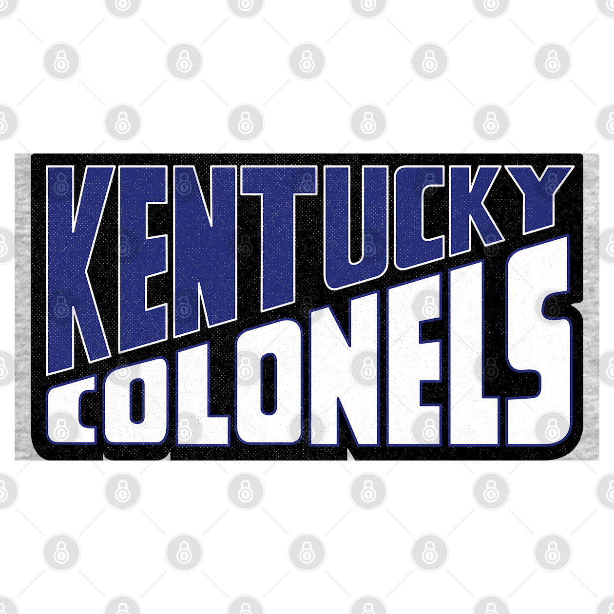 Iconic Kentucky Colonels ABA Basketball - Kentucky - T-Shirt | TeePublic