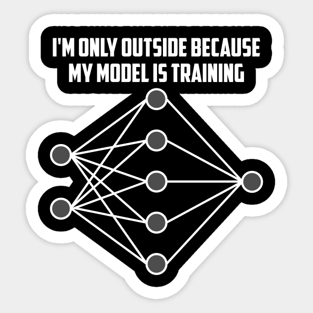 Neural Network Model - Neural Network - Sticker | TeePublic
