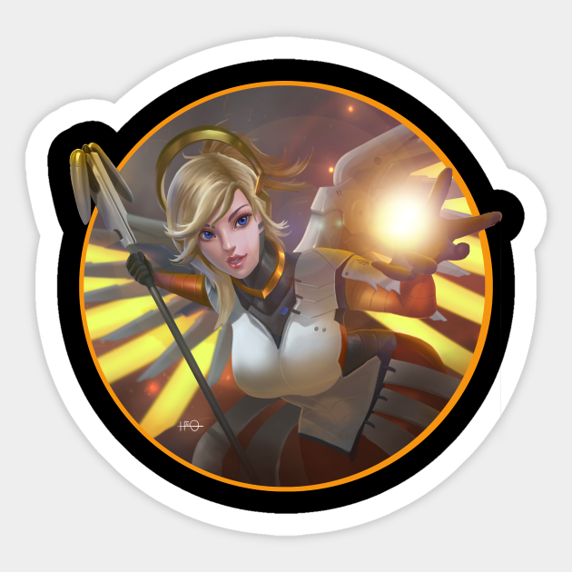 Mercy Overwatch - Witchcraft - Sticker | TeePublic