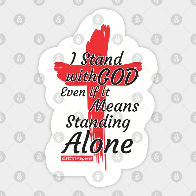 Stand with God - Jesus Christ - Sticker | TeePublic