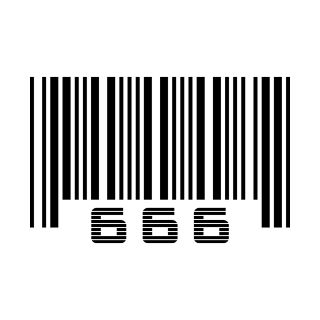 evil barcode - 666 - T-Shirt | TeePublic