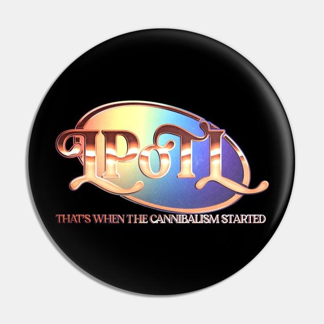 LPOTL - Retro Typographic Design - Thelema Wicca - Pin | TeePublic