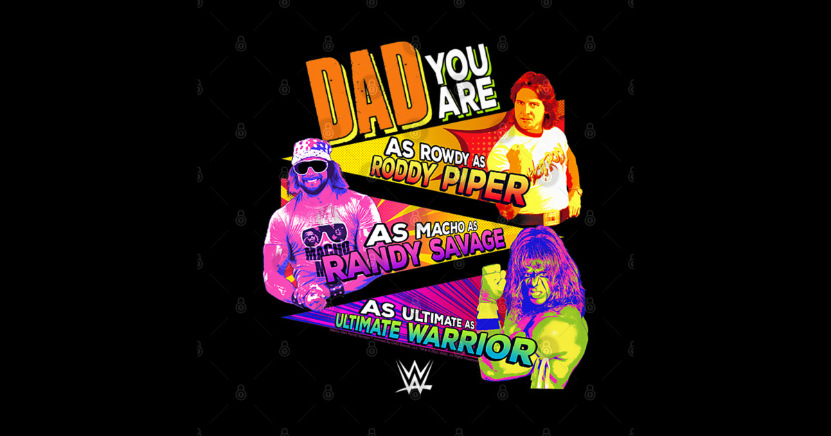 Macho Man & Roddy Piper Father's Day - Macho Man - Magnet | TeePublic
