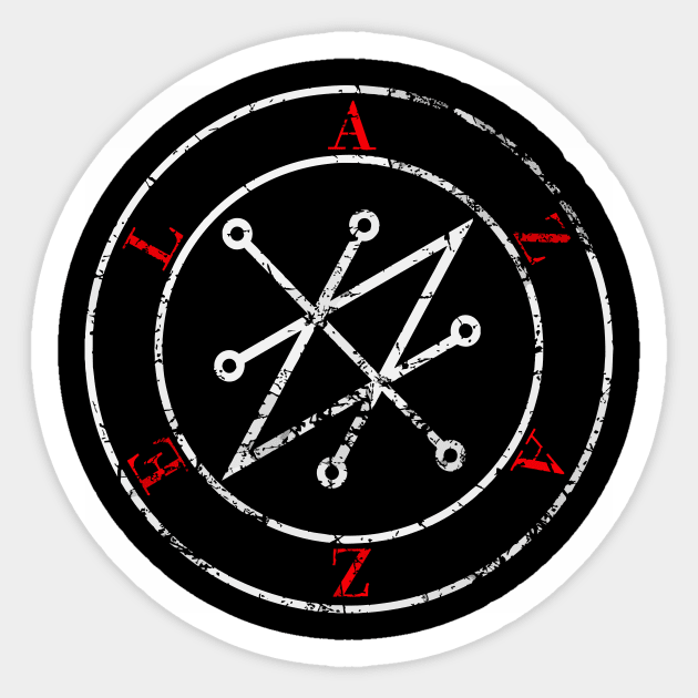 Azazel Sigil - Azazel - Sticker | TeePublic