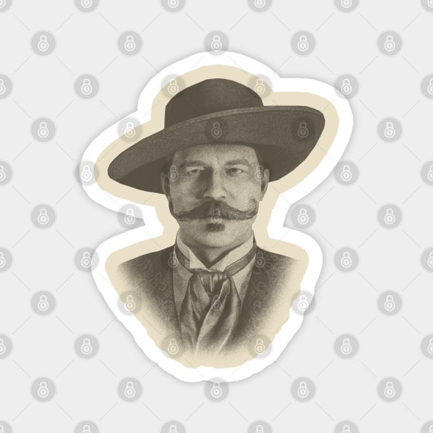 vintage val kilmer doc holliday face - Doc Holiday - Magnet | TeePublic