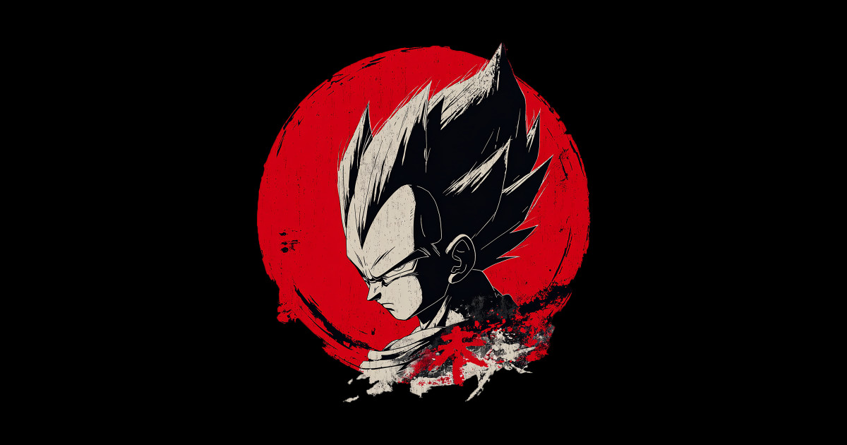 vegeta - Vegeta - Sticker | TeePublic
