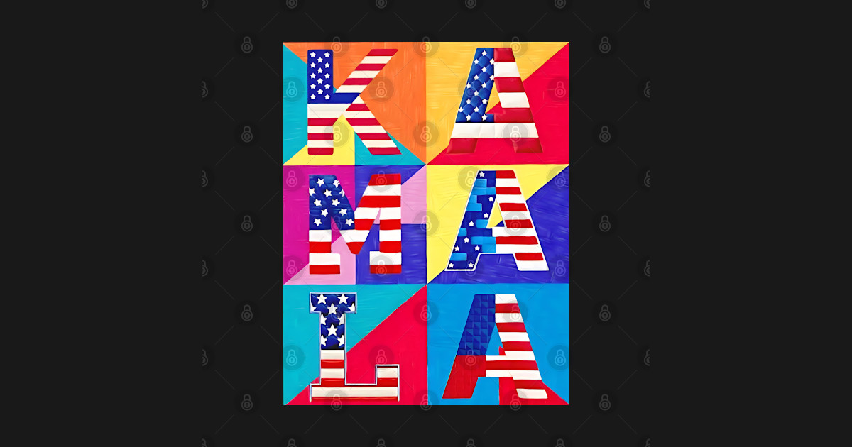 Kamala Harris Quilted Support For Harris 2024 Vote Kamala 24 - Kamala ...