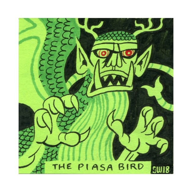 The Piasa Bird - Piasa Bird - T-Shirt | TeePublic
