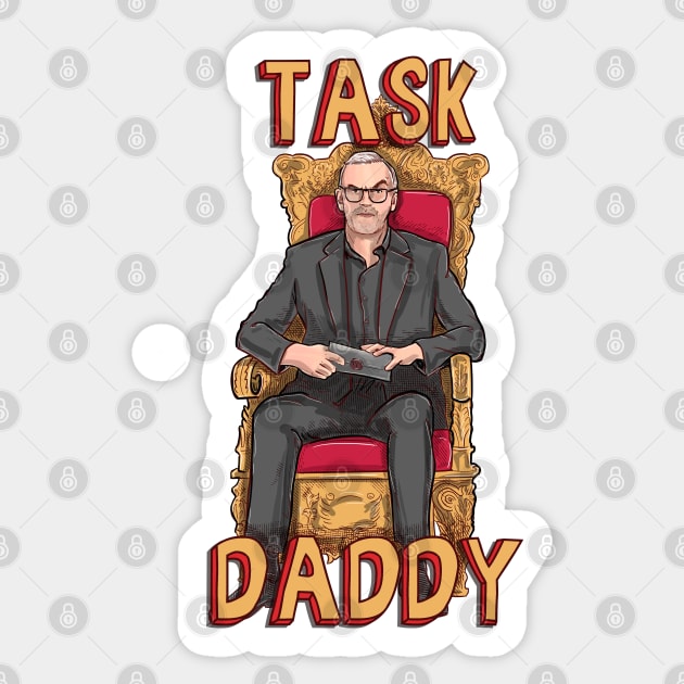 Taskmaster Greg Davies - Taskmaster - Sticker | TeePublic
