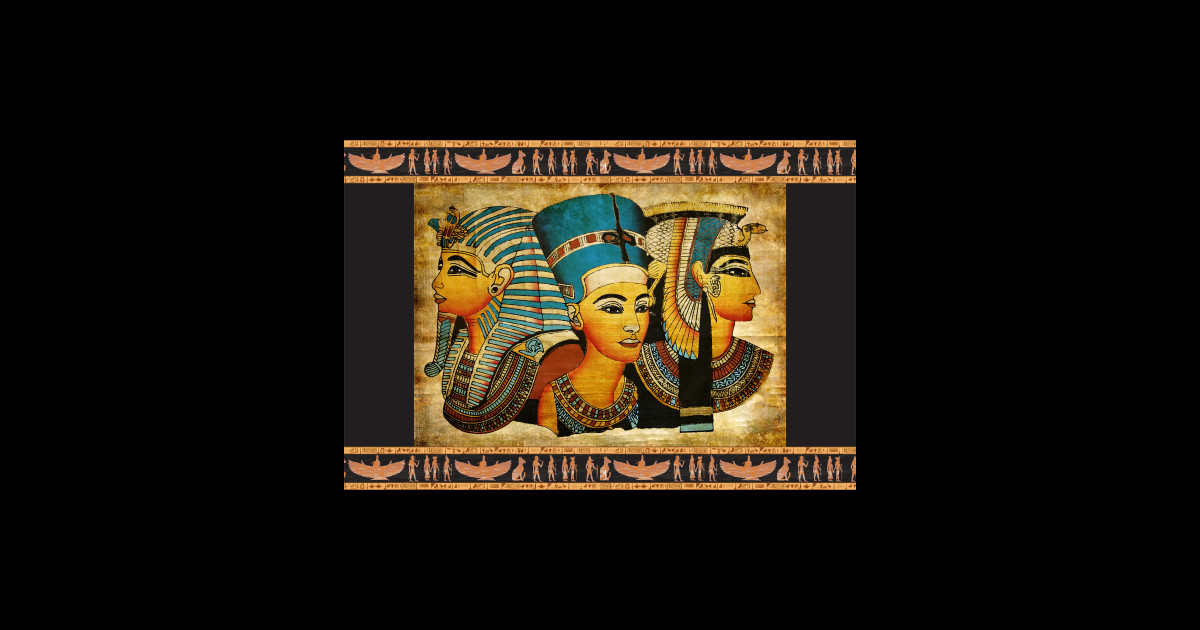 Goddess Egypt Papyrus Painting - Papyrus - Posters and Art Prints ...