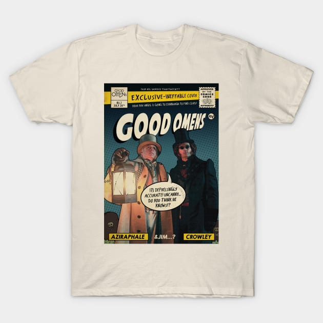 Good Omens Comic Book - Good Omens - T-Shirt | TeePublic