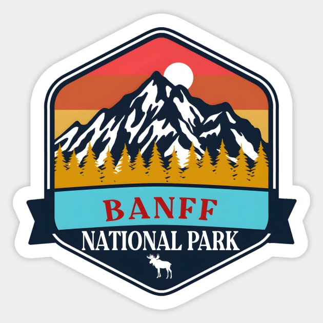 Banff national Park - Banff - Sticker | TeePublic