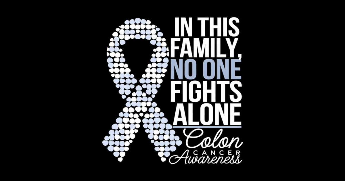 Colorectal Cancer Colon Cancer Blue Ribbon - Colorectal Cancer Colon ...