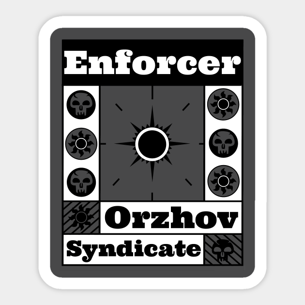 Orzhov Syndicate | Enforcer | MTG Guild Black & White on Grey Design ...