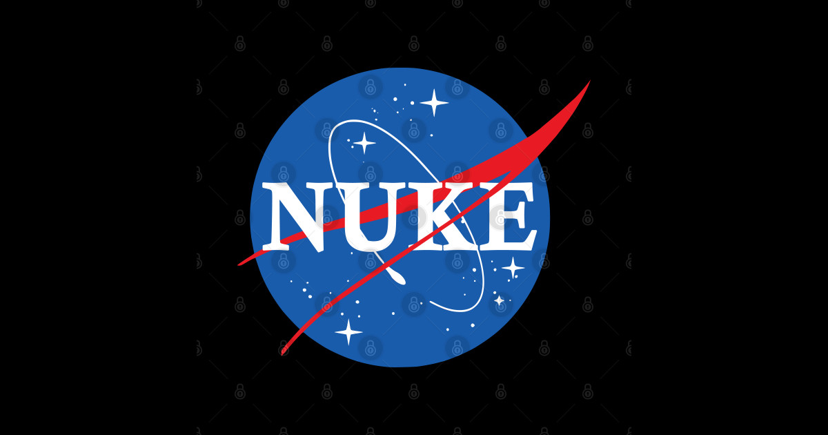 Nasa Nuke - Nasa - Sticker | TeePublic