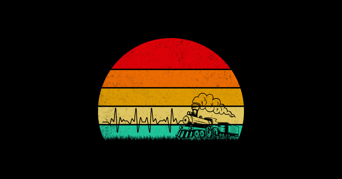 Vintage Steam Train Railway Locomotive - Train - Magnet | TeePublic