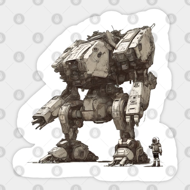 Big Chungus Mech | Gunpla | Giant Robot - Gundam Astray - Sticker ...