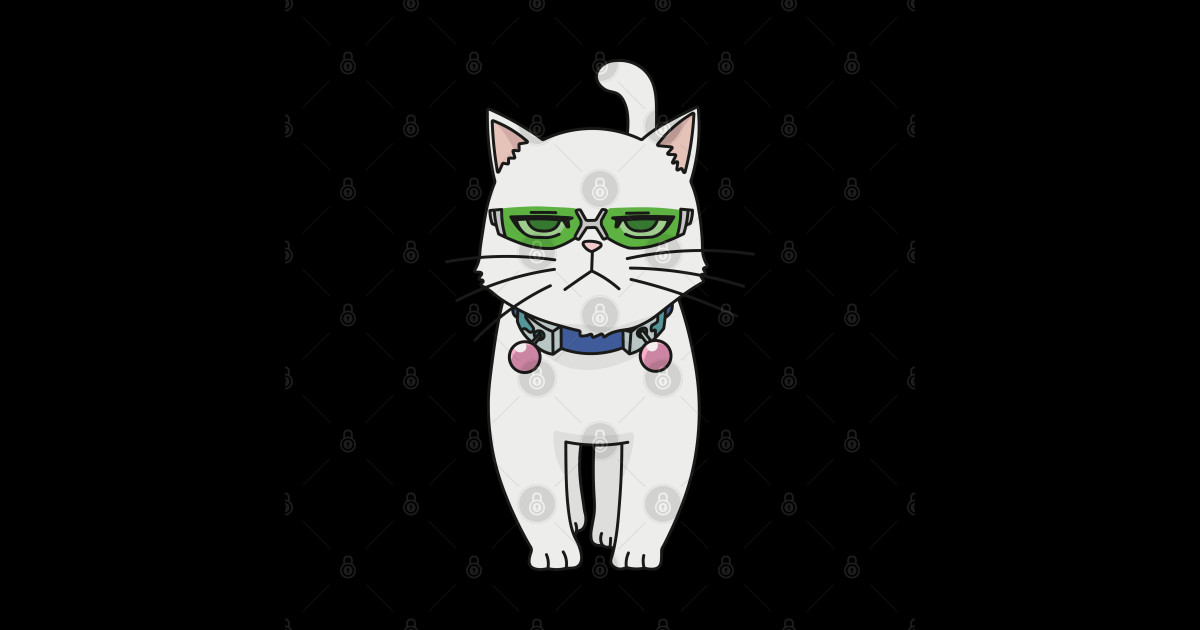 Saiki cat - Anime - Sticker | TeePublic