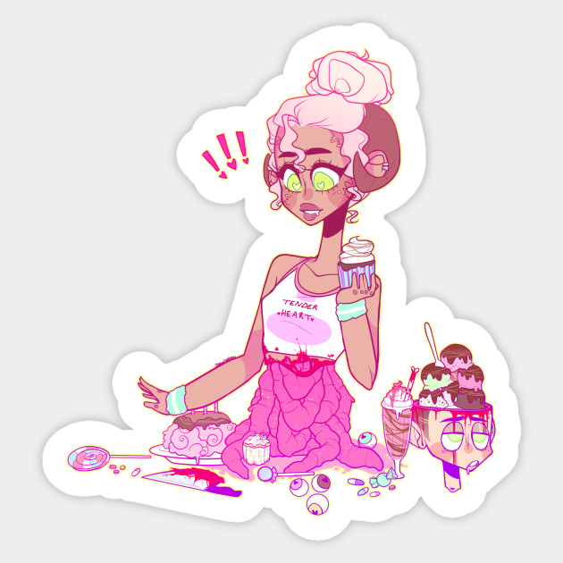 Sugar High - Gore - Sticker | TeePublic