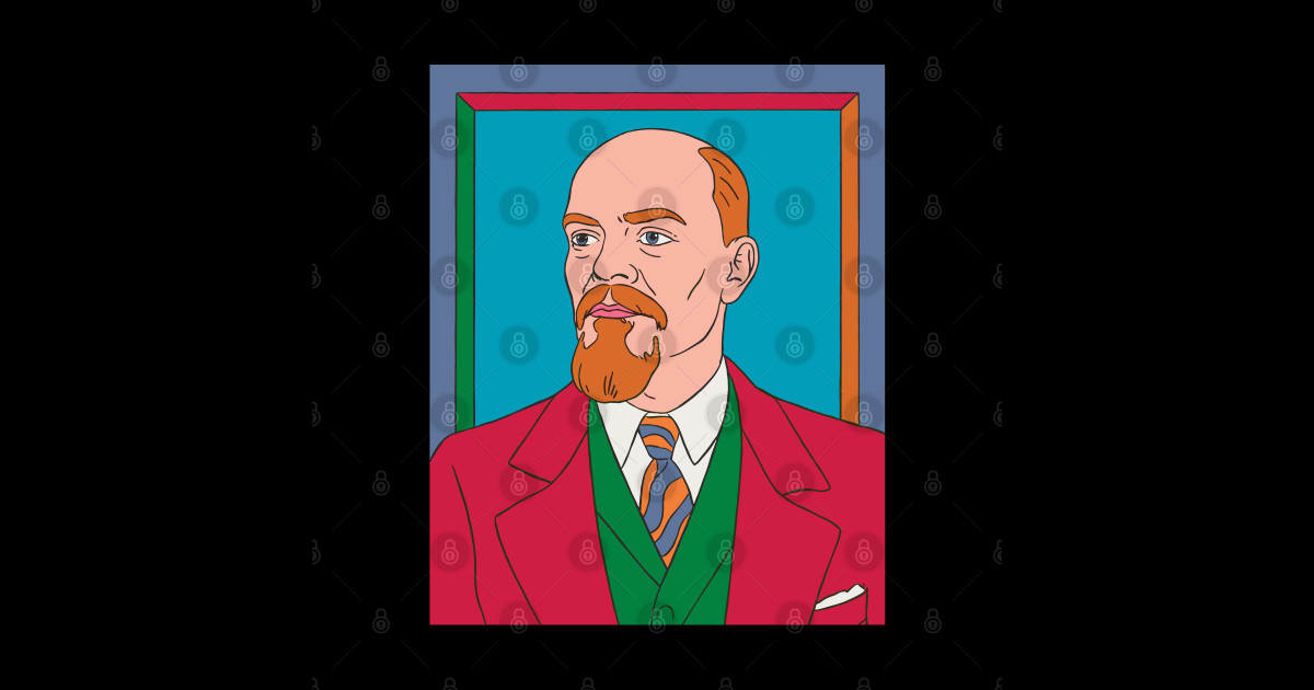 Lenin Pop Art Original Design - Lenin - Sticker | TeePublic