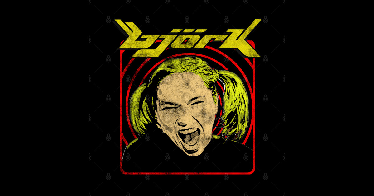 Bjork scream - Bjork - Sticker | TeePublic