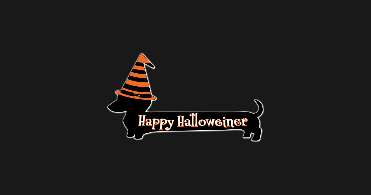 Happy Halloweiner Dark colors - Halloweiner - T-Shirt | TeePublic