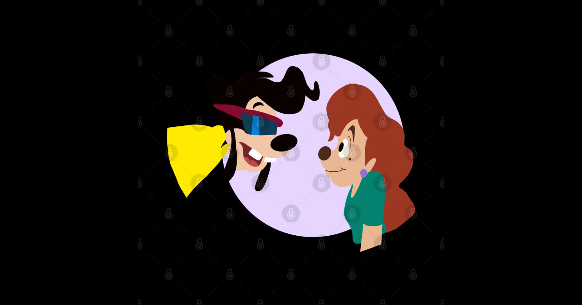 Max and Roxanne from A Goofy Movie - Max Goof - Sticker | TeePublic