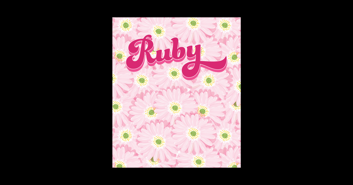 Gerberas - Ruby - Personalised - Sticker | TeePublic