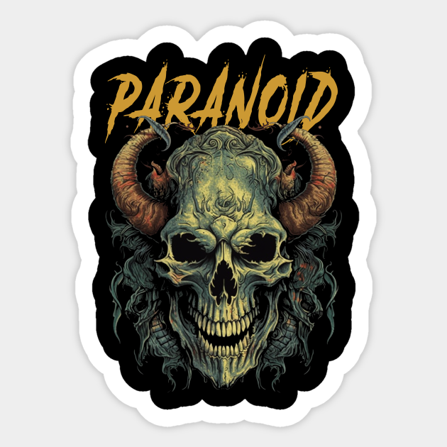 PARANOID BAND - Paranoid Band - Sticker | TeePublic