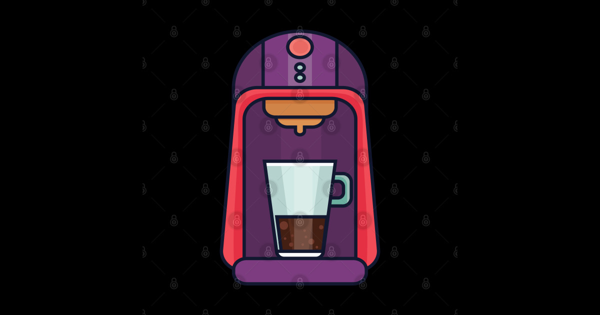 Coffee Maker - Coffee Maker - Sticker | TeePublic