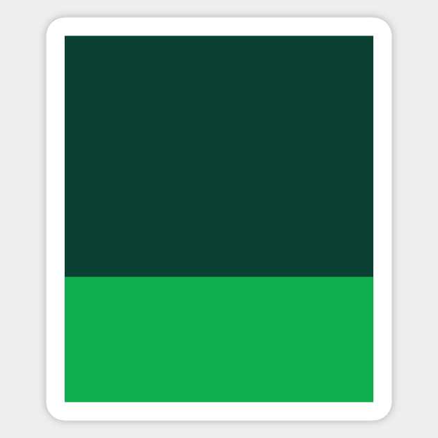 Ireland Rugby Green and White Tricolour - Ireland - Sticker | TeePublic