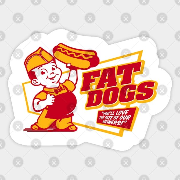 FAT DOGZ - 2.0 - Hot Dogs Weiners Frankfurters Grilling - Sticker ...