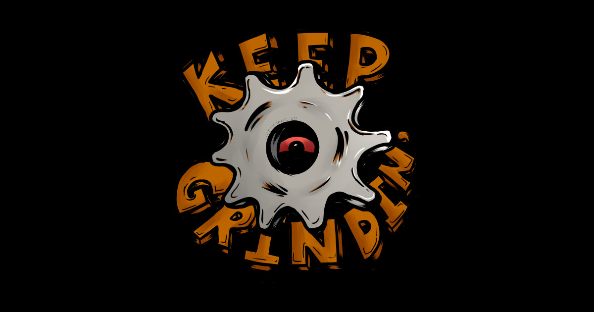 Keep Grindin' Fixed Gear - Cycling - Sticker | TeePublic