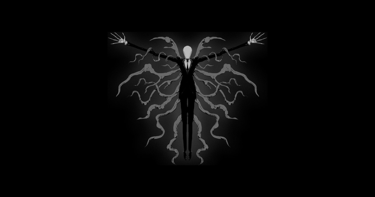 Slender rising - Monster - Sticker | TeePublic