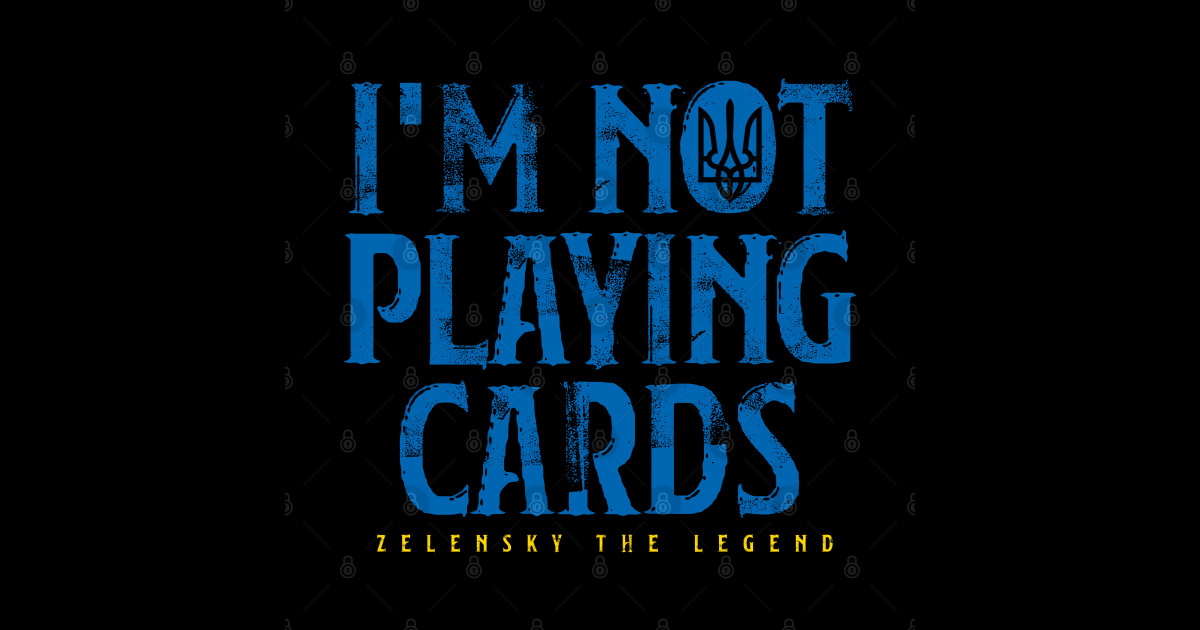 I'm not Playing Cards - Im Not Playing Cards - Posters and Art Prints ...