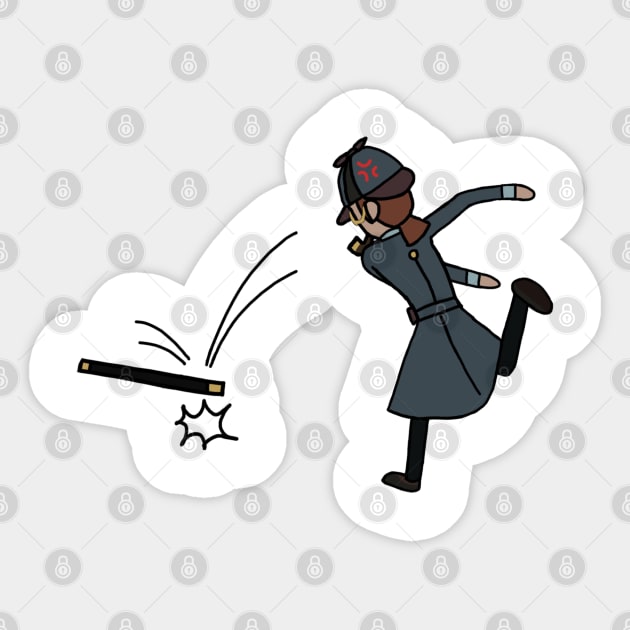 Mr. Inference Angry Cartoon - Identity V - Sticker | TeePublic