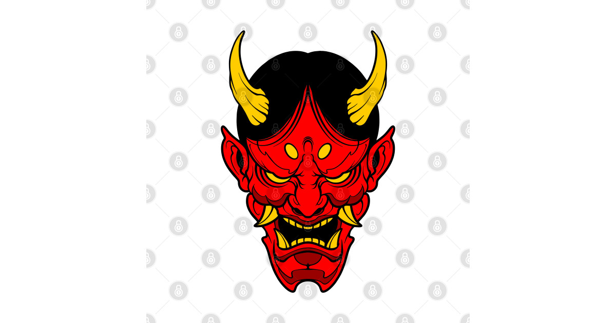cool oni mask - Oni Mask - T-Shirt | TeePublic